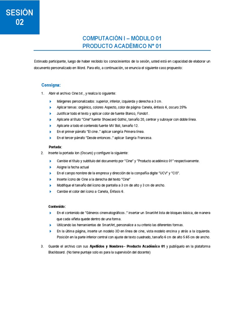 Producto Académico 01 | PDF | Informática | Software