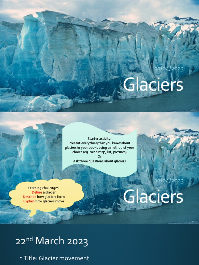 Lesson 4 Glaciers | PDF | Glacier | Snow