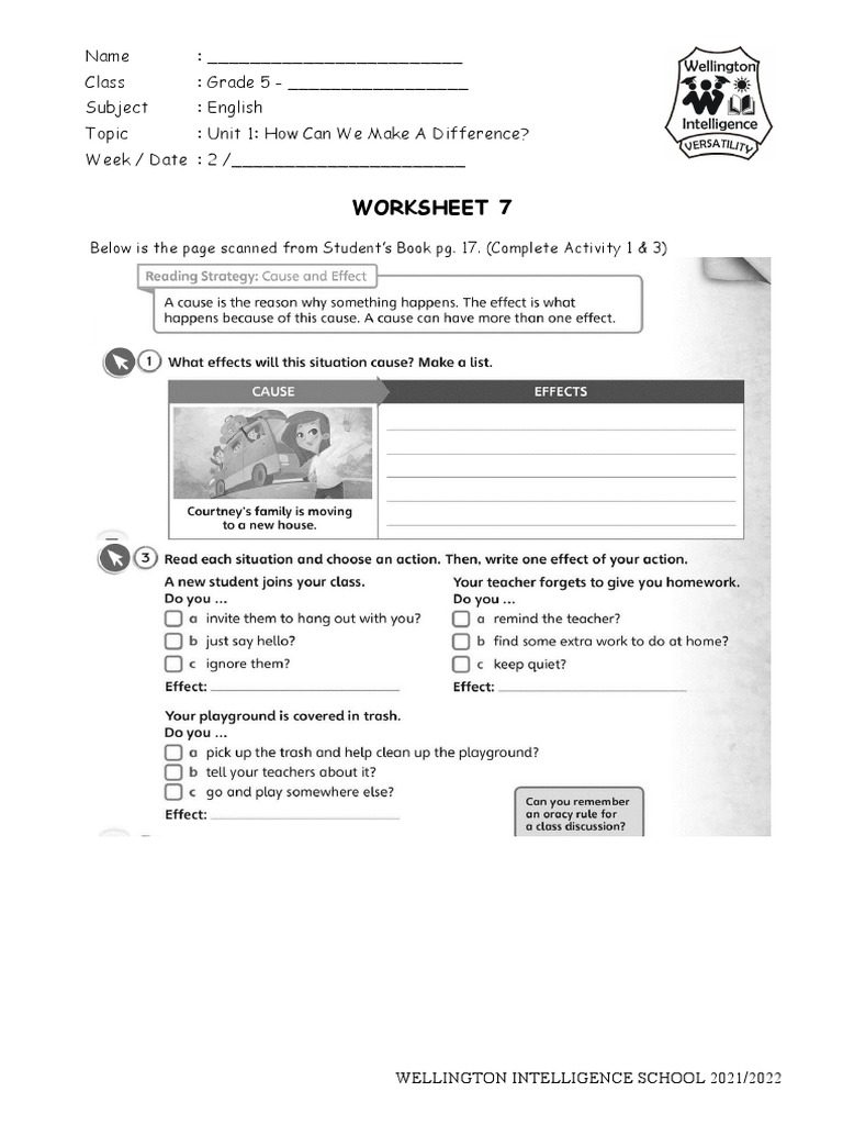 G5 English WS 7 Week 2 | PDF