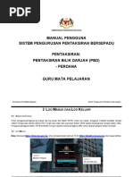 Manual Pengguna Modul PBD-SPPB (Guru Penyelaras PBD) Sesi Akademik 2024-2025 | PDF