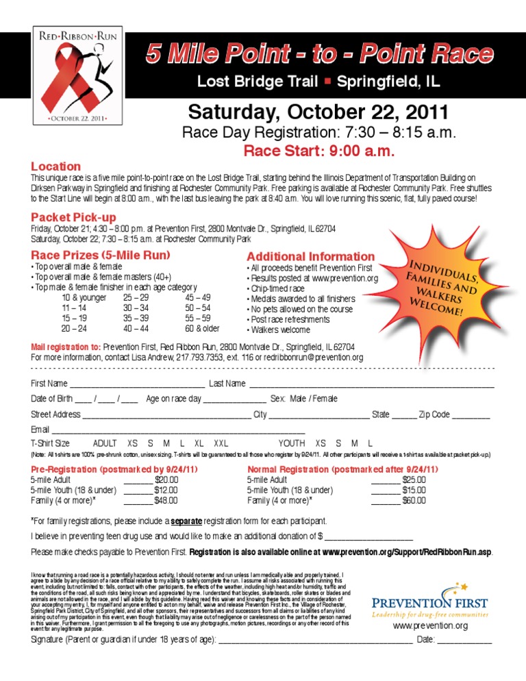 Red Ribbon Run | Download Free PDF | Springfield | Government