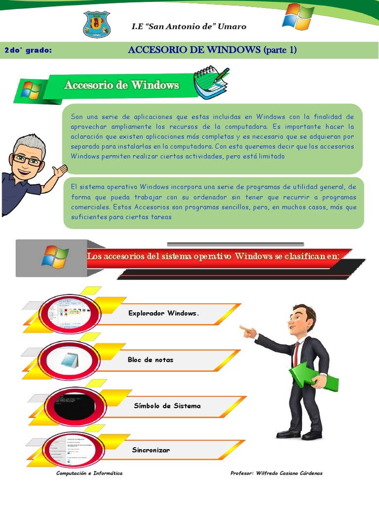 Introducción a los accesorios de Windows | PDF | Archivo de computadora ...