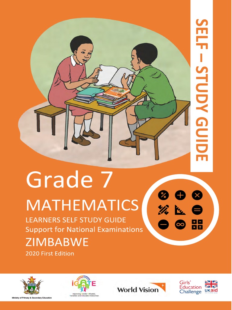 Grade 7 Maths Self Study Guide | PDF | Multiple Choice
