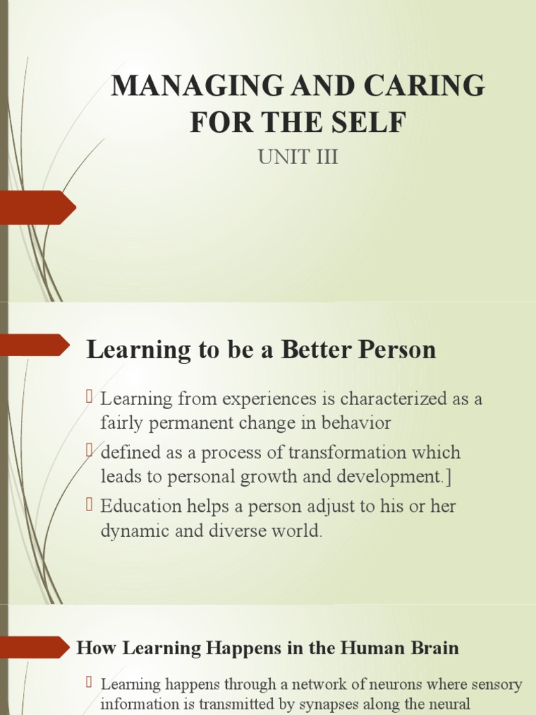 UTS - Fina1 - Learning To Be A Better Person - Original | PDF | Metacognition | Neuron