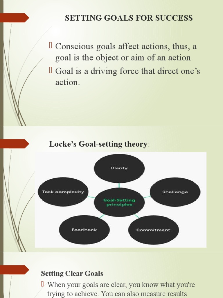 UTS Final2 Setting-Goals Original | PDF | Goal | Motivational