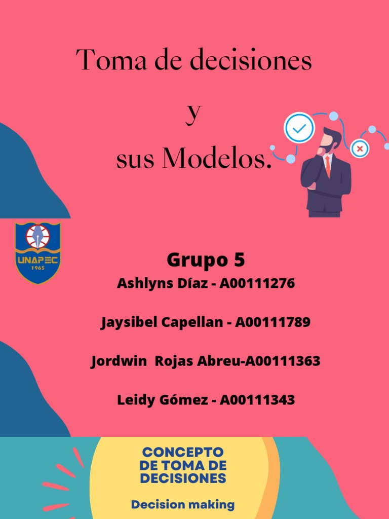 Modelos y Tipos de Toma de Decisiones | PDF | Toma de decisiones ...