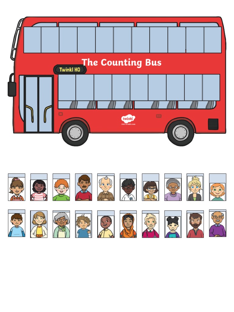 Bus Counting Activity Pack Editable | PDF