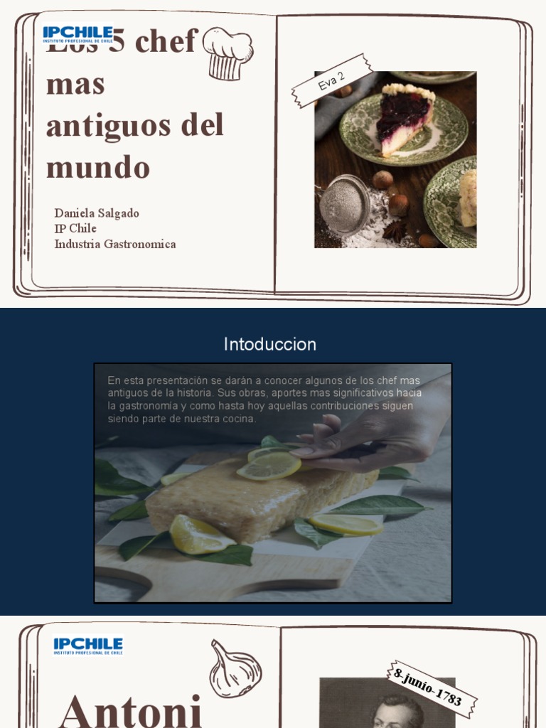 Los 5 Chef Mas Antiguos Del Mundo: Daniela Salgado IP Chile Industria Gastronomica | PDF | Caldo ...