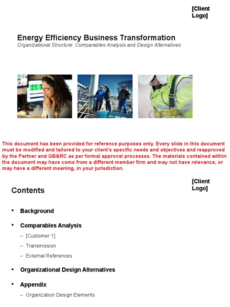 Finance Transformation Organization Design Deliverable - Gas and ...