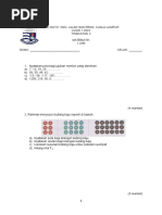 LATIHAN Matematik Bab 1 Tingkatan 2 | PDF