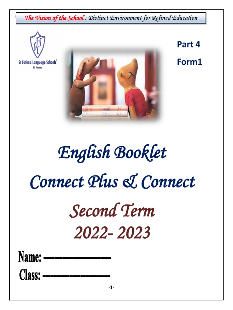 English Booklet Connect Plus & Connect: Second Term 2022-2023 | PDF ...