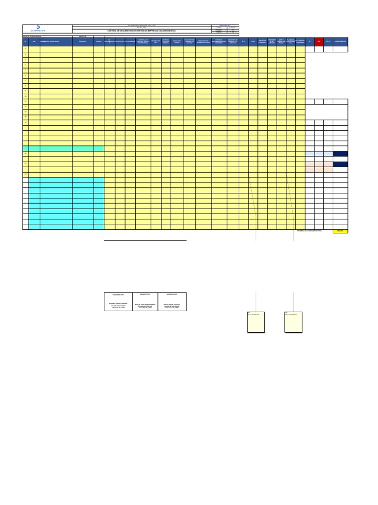 DPE-GS-F-067 Rev01 Control de Documentos de Gestion de EECC - Todos | PDF