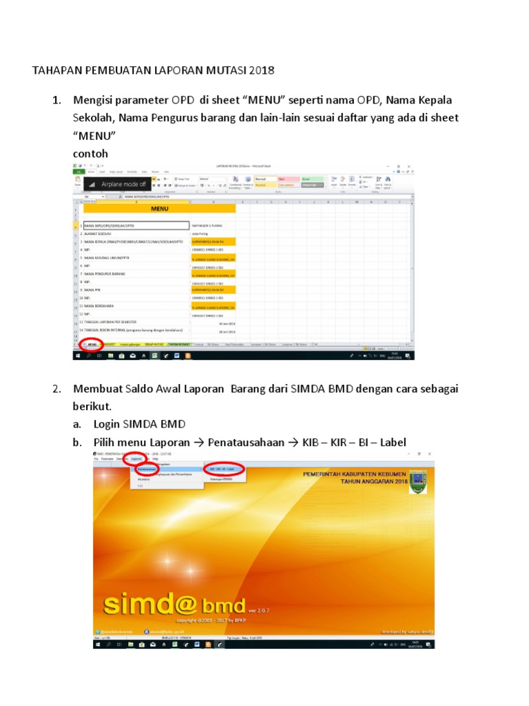Panduan Laporan Mutasi Barang | PDF | Pengelolaan Keuangan & Uang ...