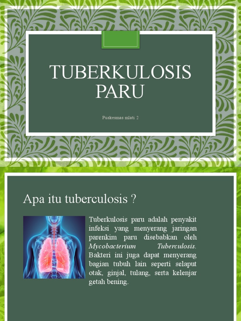 Tuberkulosis Paru: Puskesmas Mlati 2 | PDF