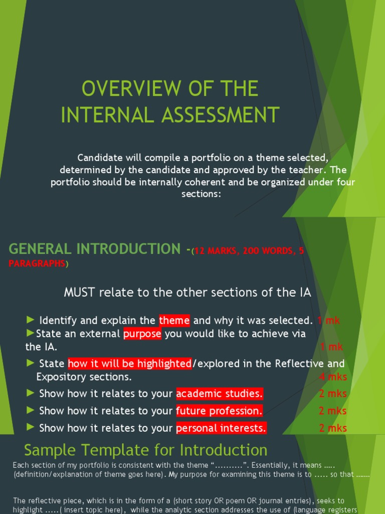 Overview of The Internal Assessment-1 | PDF | Psychological Concepts ...