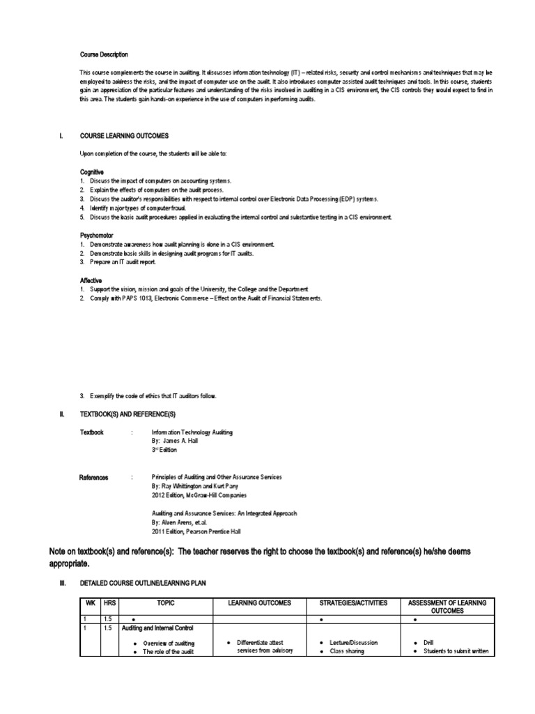 ACT 145 Auditing in CIS Environment Final | PDF | Internal Control | Audit