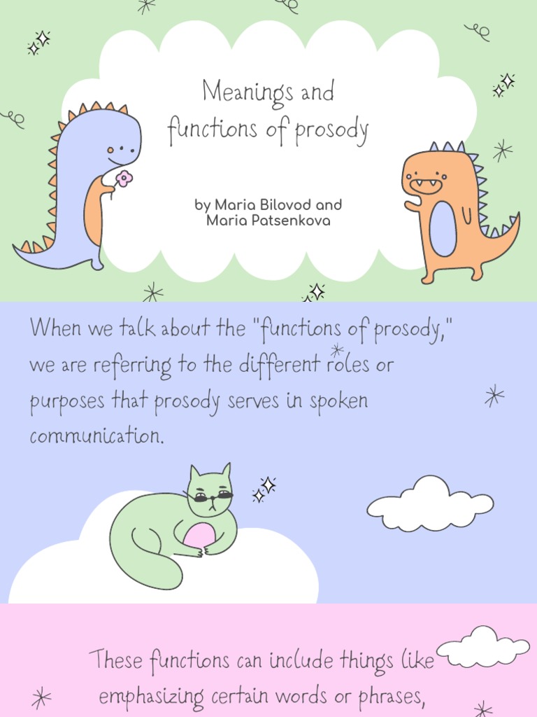 Meaning and Functions of Prosody | PDF | Human Communication | Linguistics