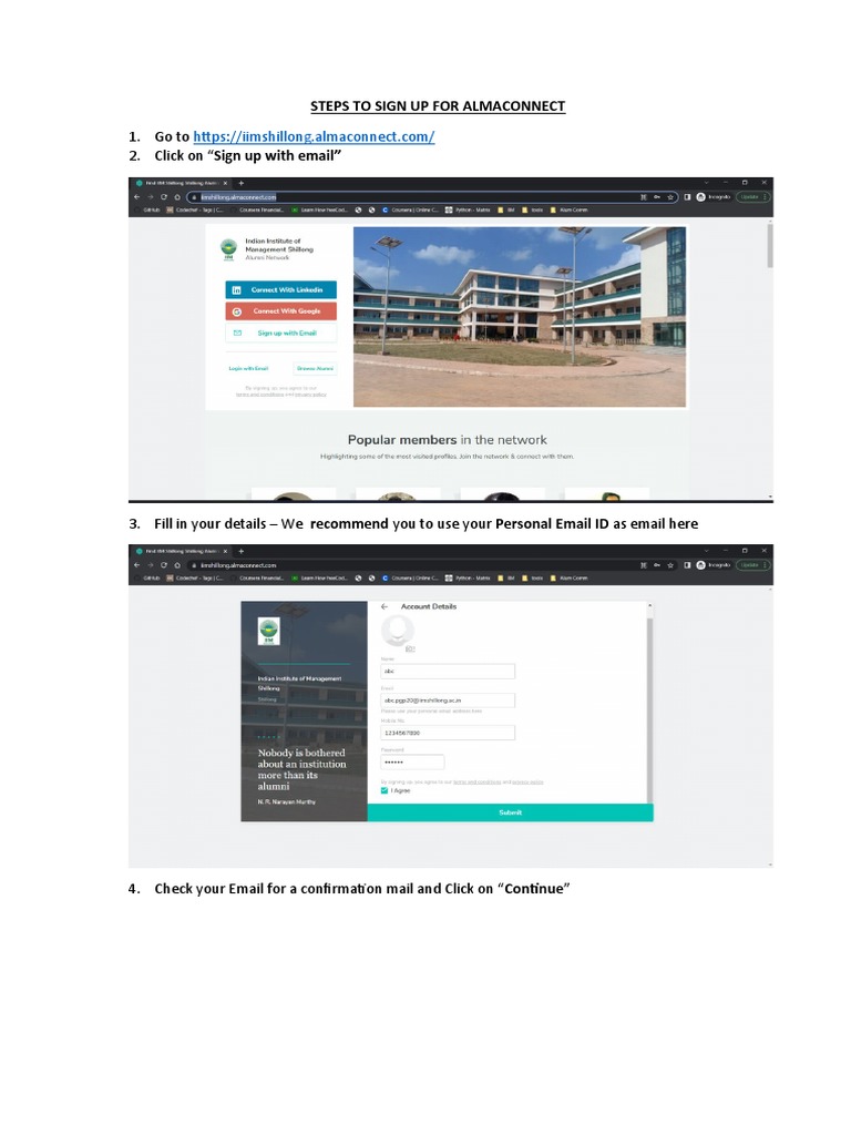 AlmaConnect Tutorial | PDF
