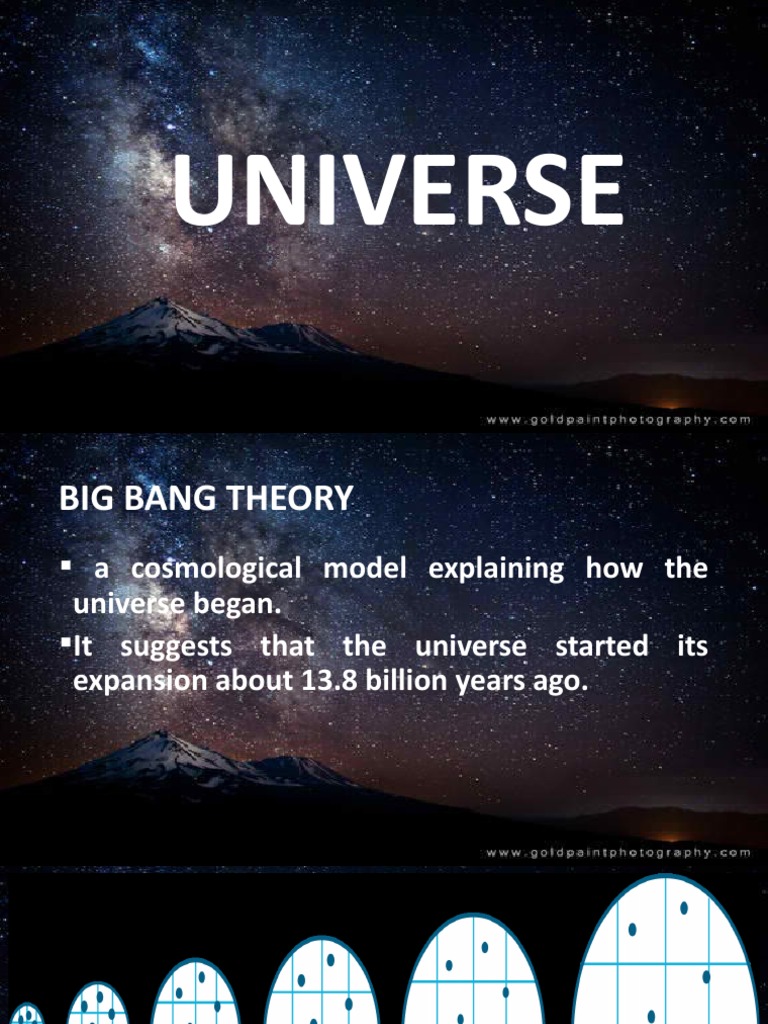 Big Bang Theory Presentation | PDF | Universe | Big Bang