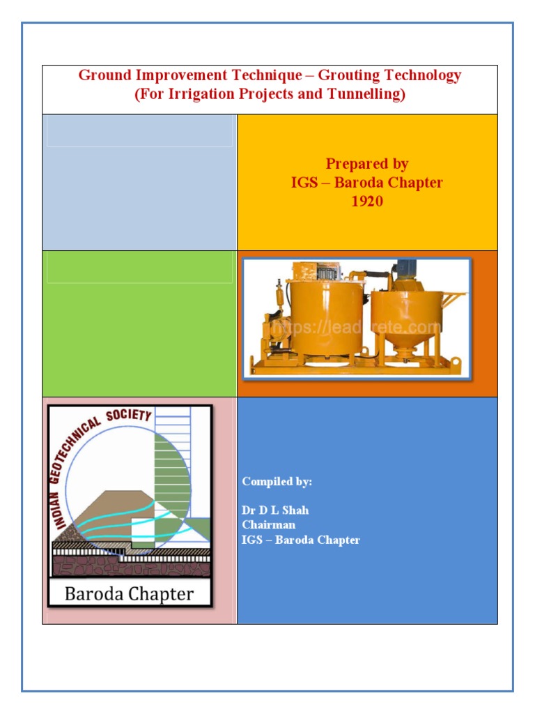 Ground Improvement Technique - Grouting Technology (For Irrigation Projects and Tunnelling ...