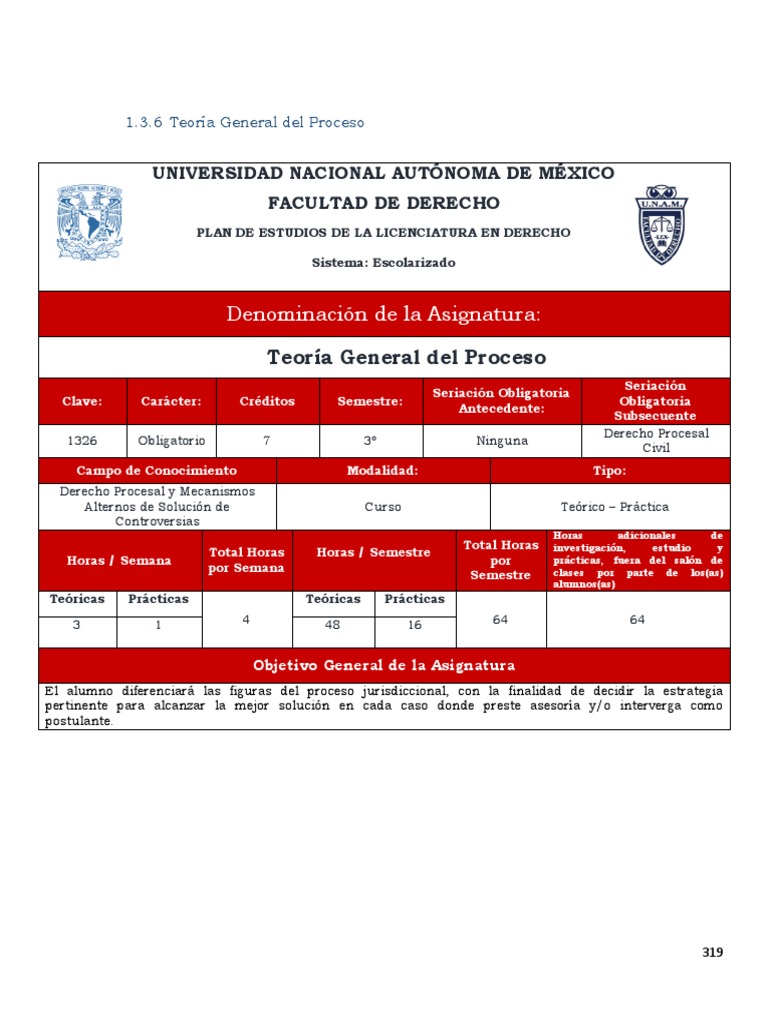Teoria General Del Proceso | PDF | Ley procesal | Jurisdicción