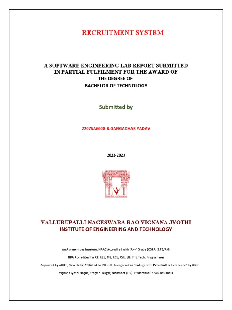 Recruitment System | PDF | Recruitment | Databases