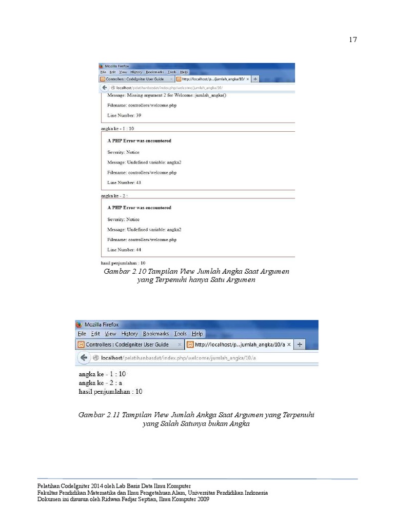 Modul Pelatihan CI CodeIgniter-17-22 | PDF