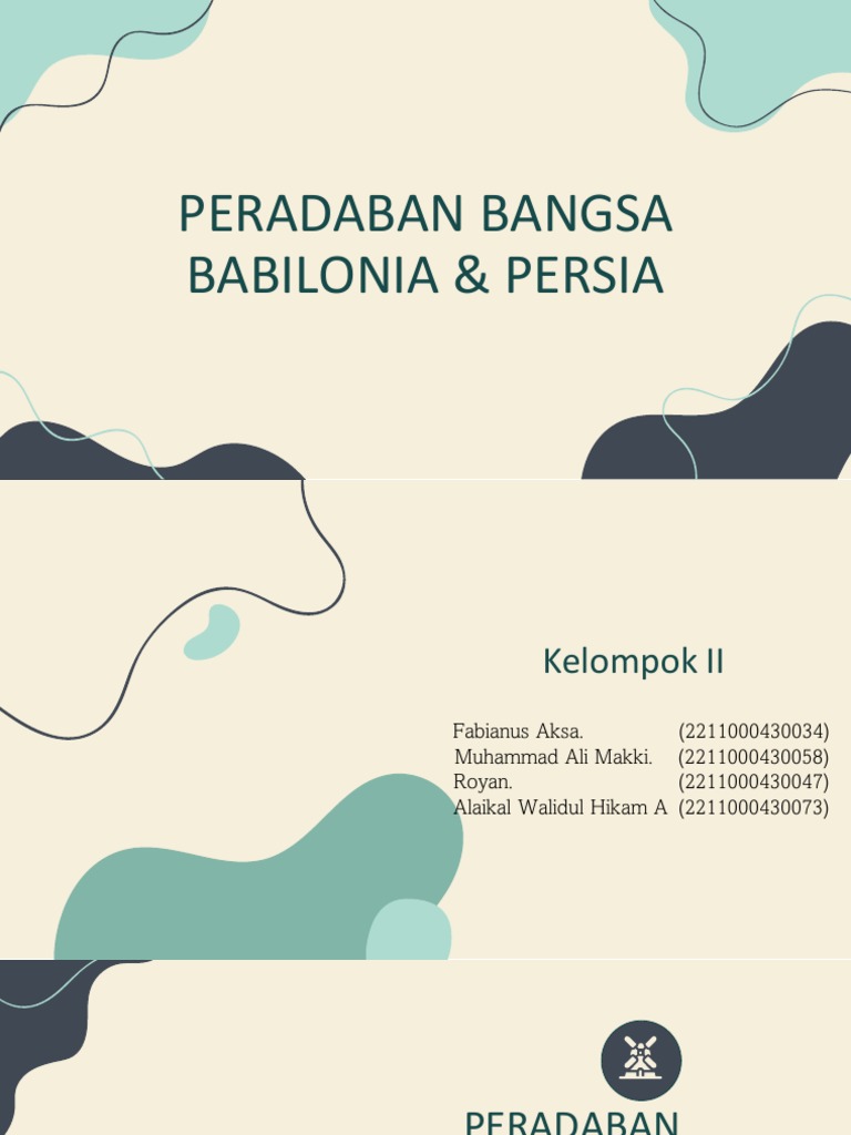 Peradaban Bangsa Babilonia & Persia | PDF