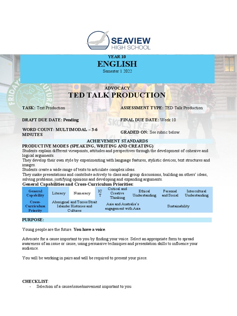 English: Ted Talk Production | PDF | Human Communication | Cognitive ...