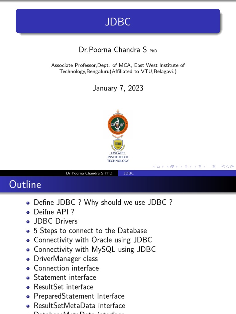 DR - Poorna Chandra S | PDF | Information Technology | Object Oriented ...