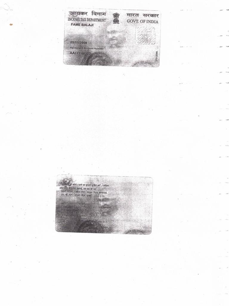 Company Pan and Deed | PDF