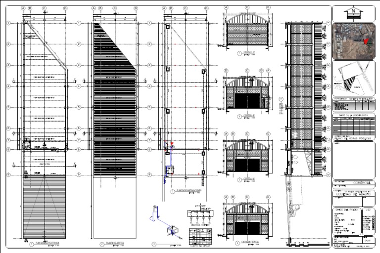 Planos Arquitectónicos de Bodega | PDF