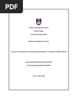 UITM Assignment Cover Page Example | PDF