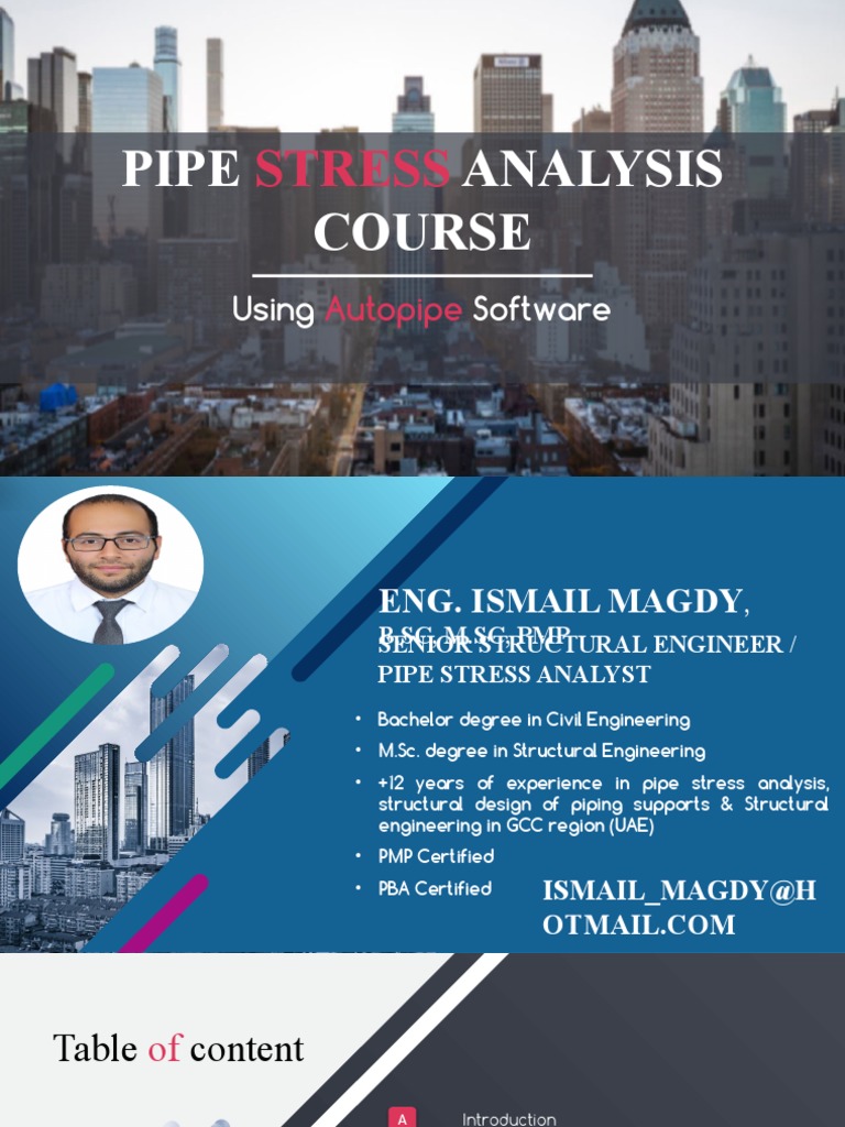 Pipe Stress Analysis - 5 | PDF | Stress (Mechanics) | Pipe (Fluid ...