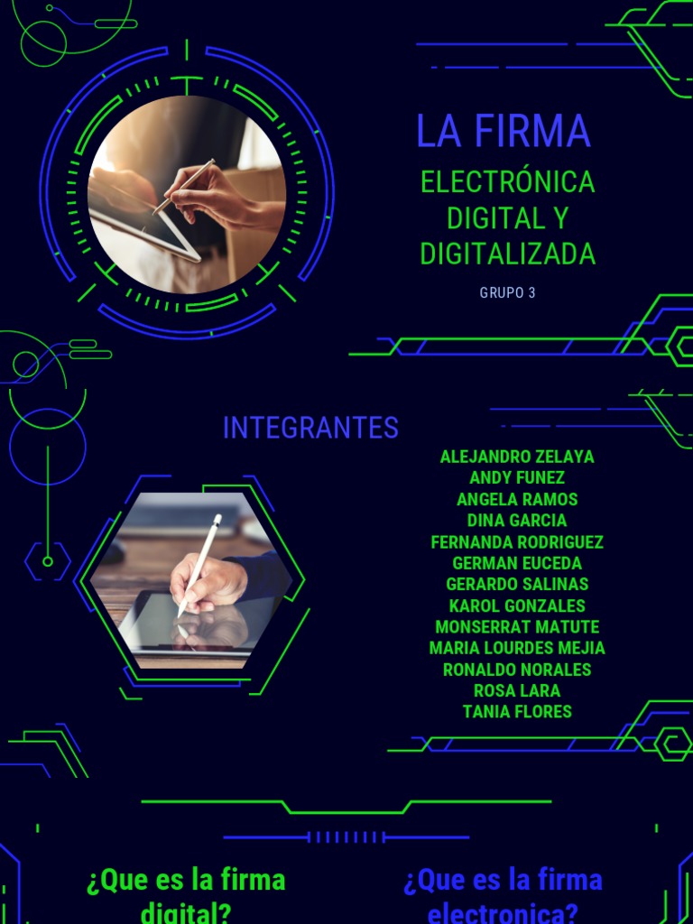 DIAPOSITIVAS FIRMAS DIGITALES | PDF | Informática