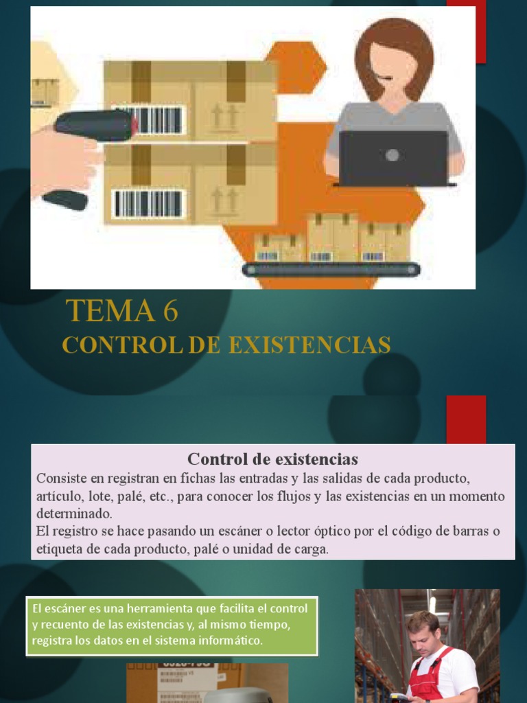 Tema 6: Control de Existencias | PDF | Inventario | Procesos de negocio