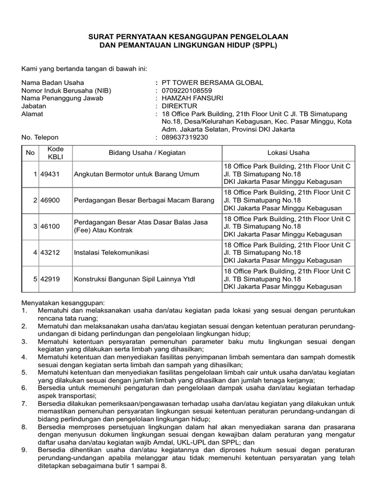 SPPL Oss Rba 2 | PDF