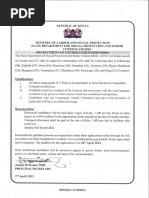 Kenya Police Abstract Form | PDF