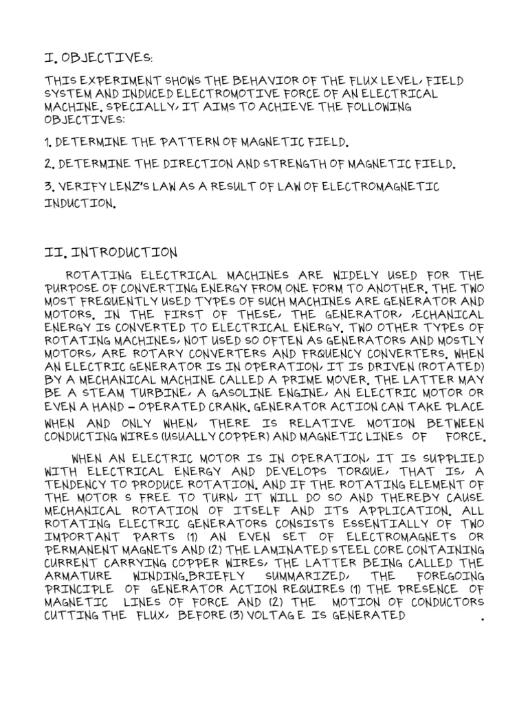 EXP.2-WPS Office | PDF | Electromagnetic Induction | Electric Generator