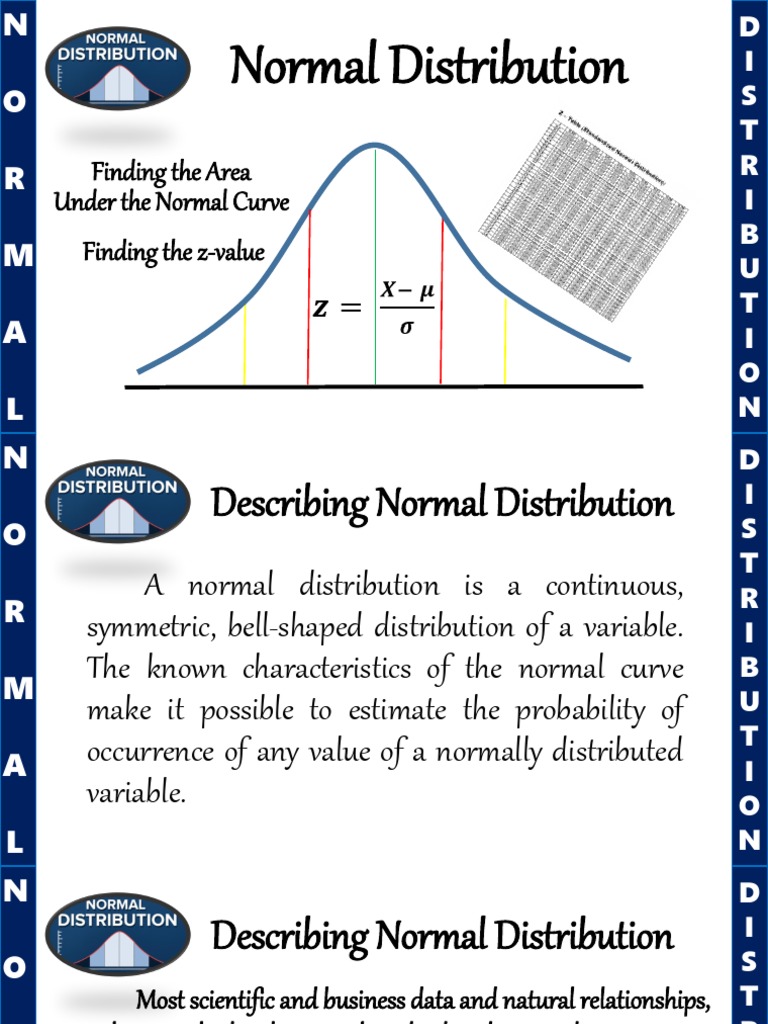 Probability Normal Distribution | PDF | Probability Distribution | Normal Distribution
