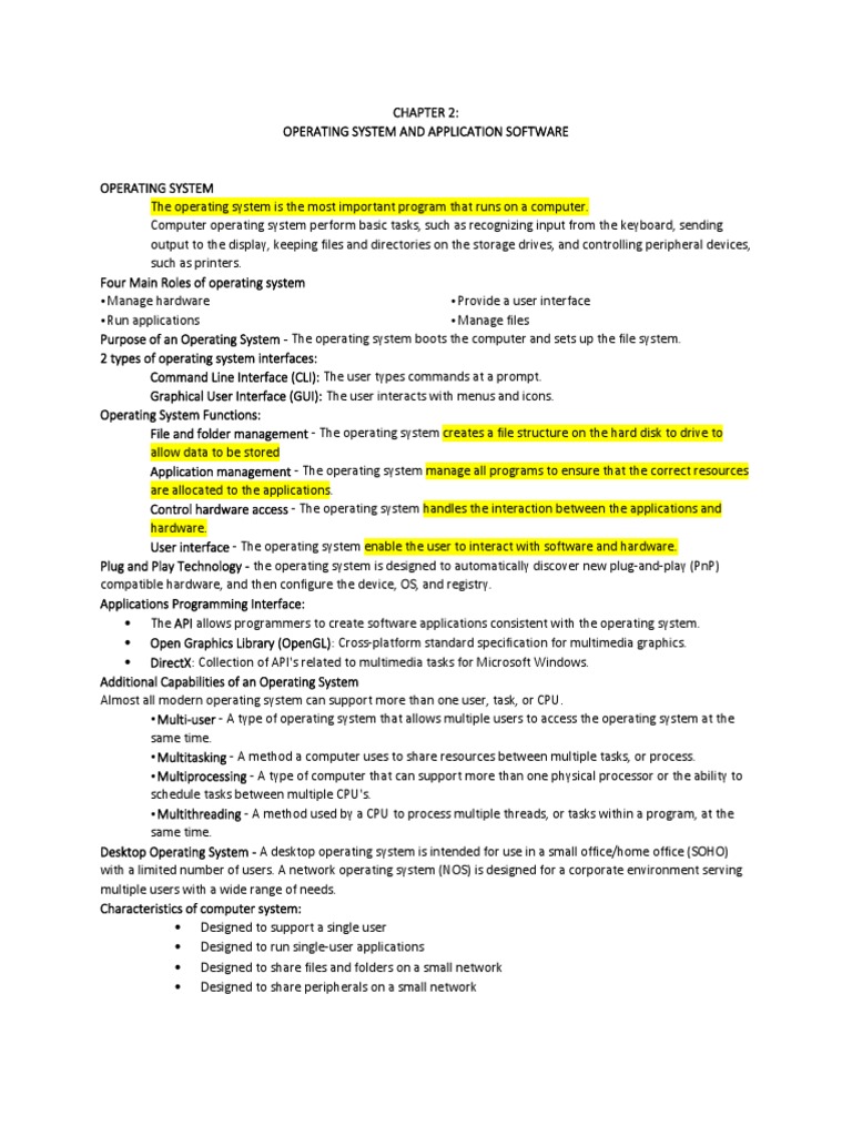 Chapter 2 Pdf Operating System Graphical User Interfaces 