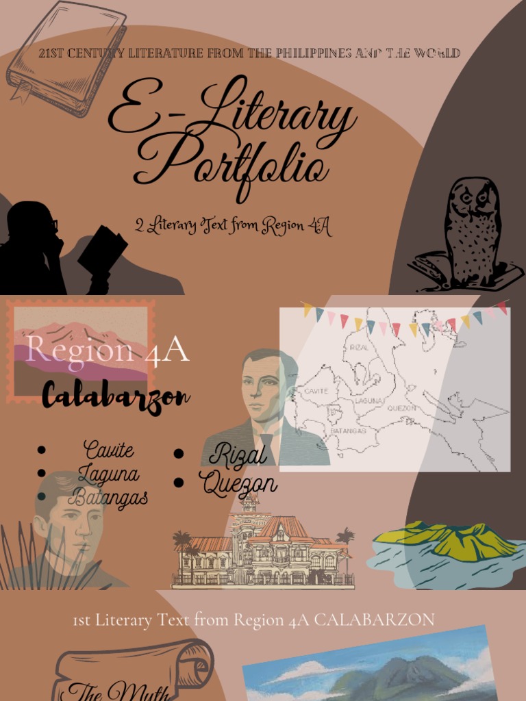 Literary Portfolio About The Literature of Region 4a | Download Free ...