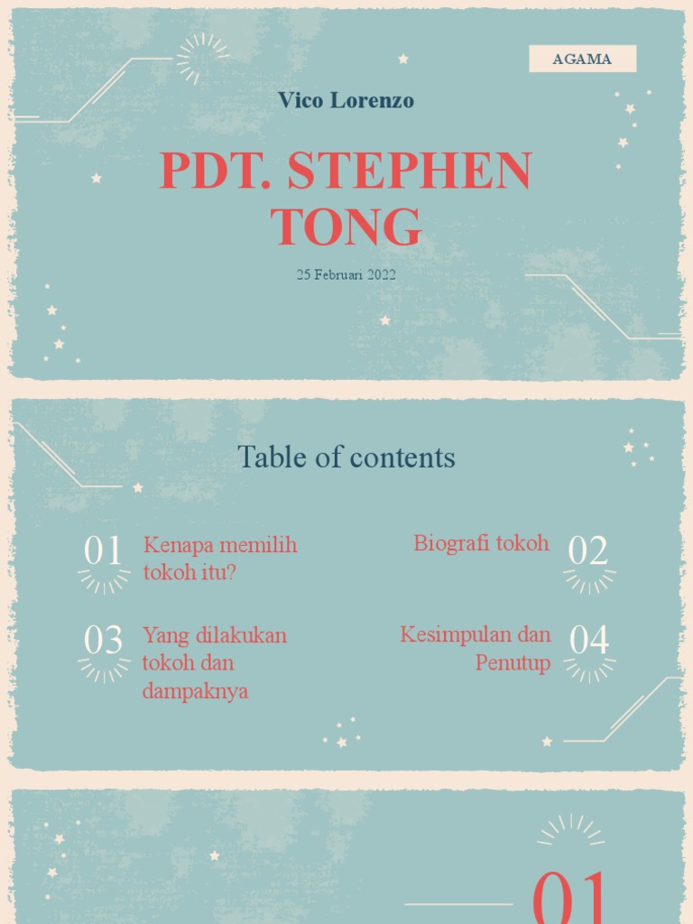 Tugas PPT Agama PDT Stephen Tong | PDF