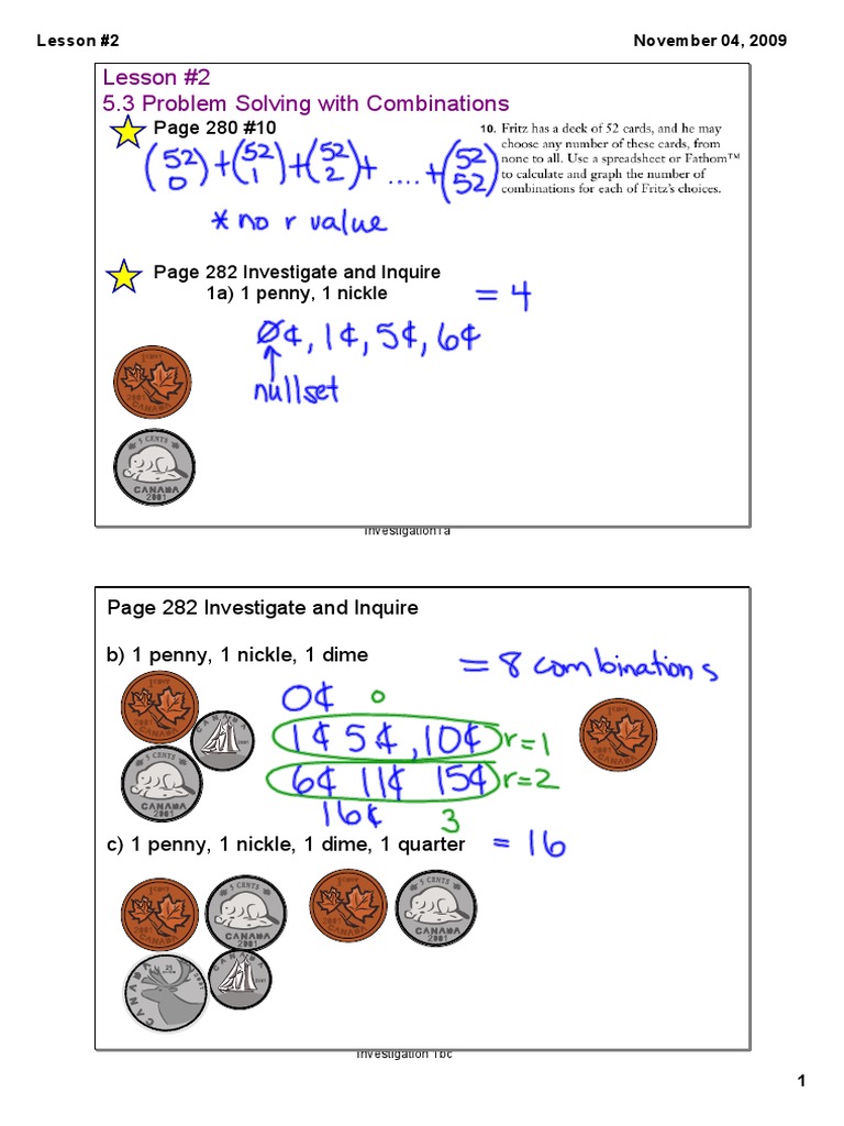 Lesson #2 Math | PDF | Mathematics