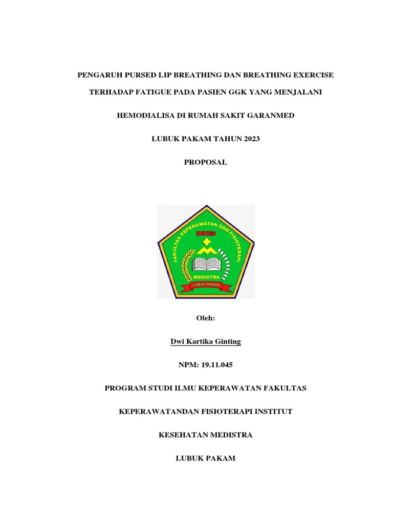 Proposal Dwi Kartika 1 | PDF