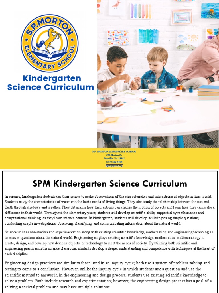 Kindergarten Science | PDF | Senses | Science