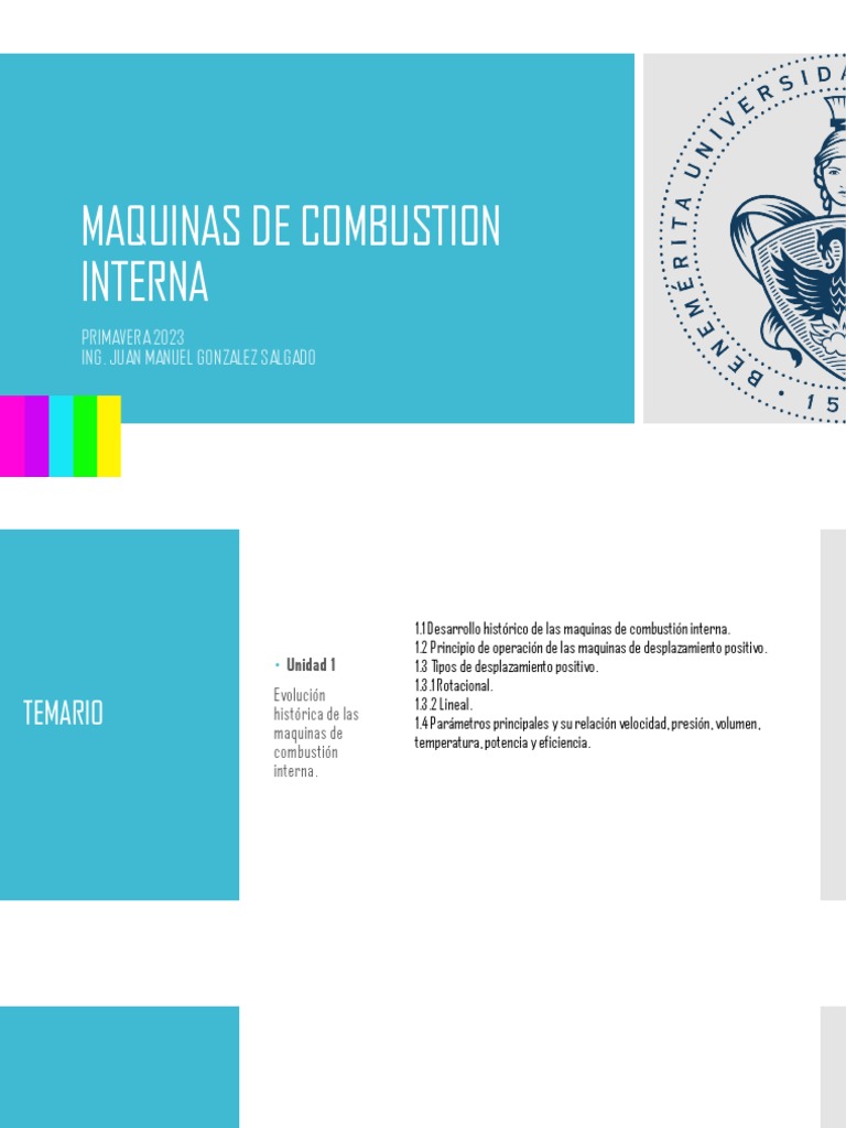 Maquinas de Combustion Interna. | PDF | Motor de combustión interna | Pistón