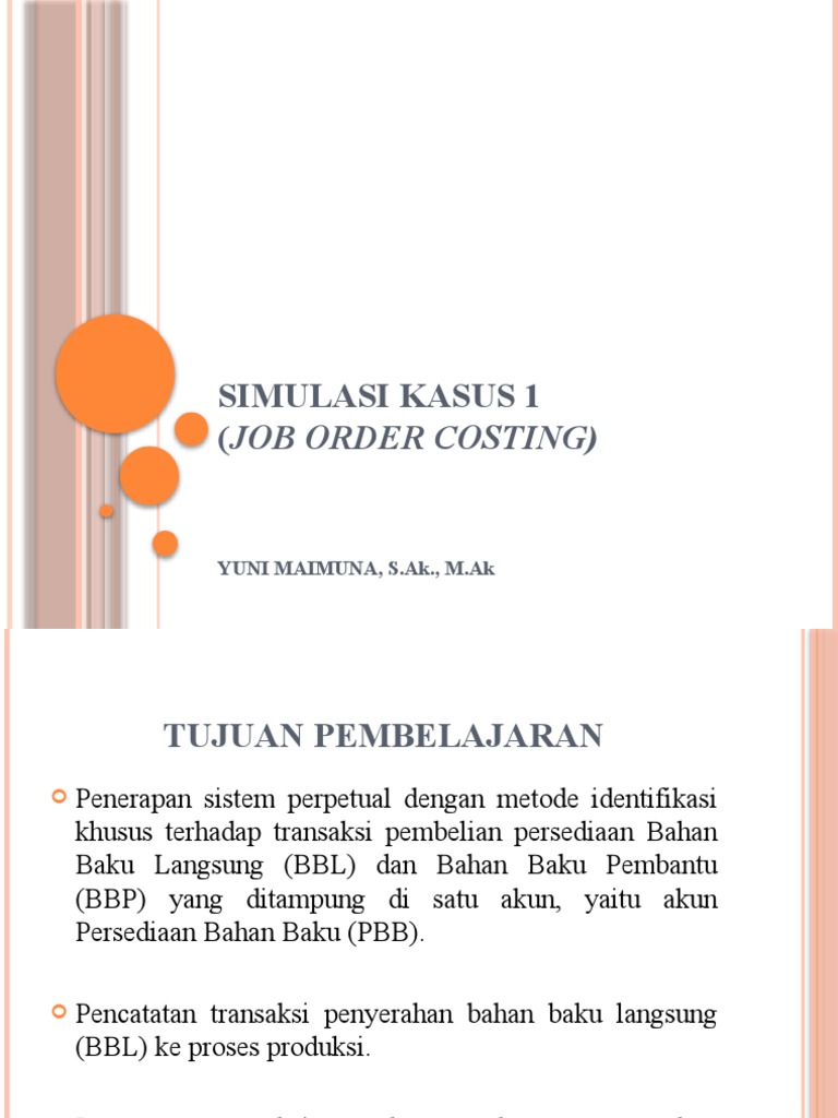 Simulasi Kasus 1 | PDF