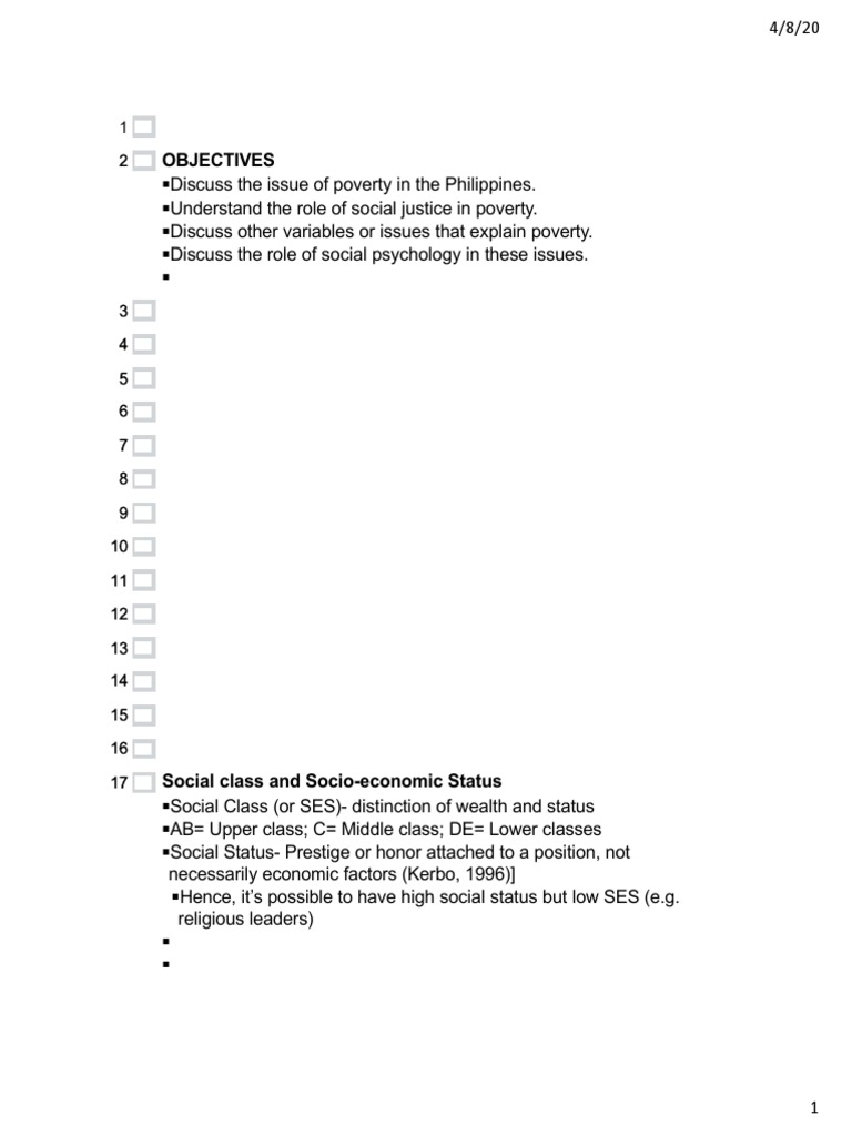 CH9 - Poverty and Social Justice in The PH | PDF | Justice | Crime & Violence