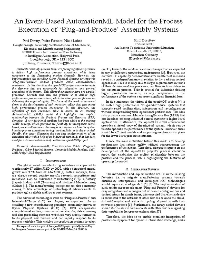 INDIN 18 Accepted Paper | PDF | Internet Of Things | System